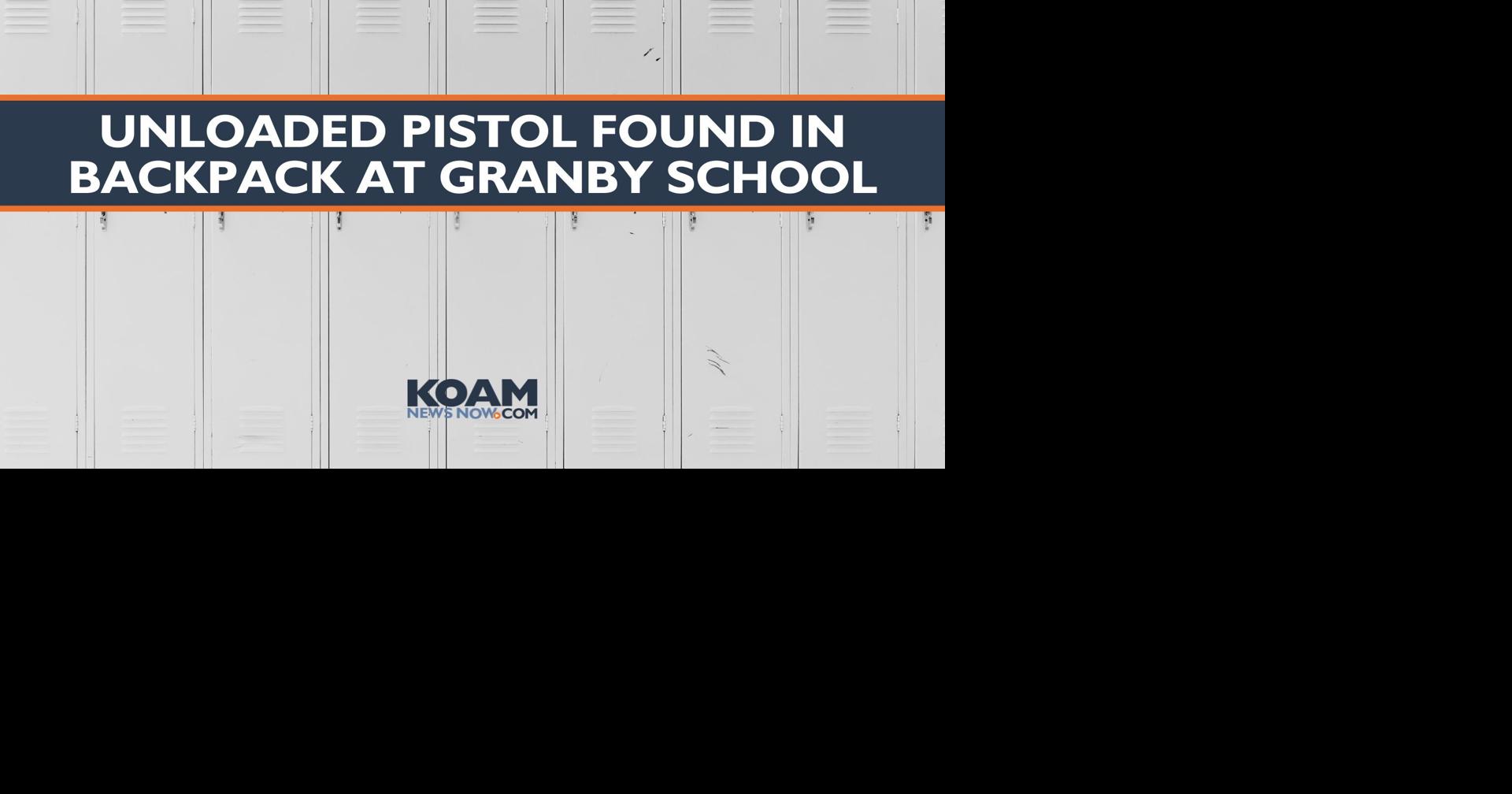 Unloaded pistol found in backpack at Granby school | Local News ...
