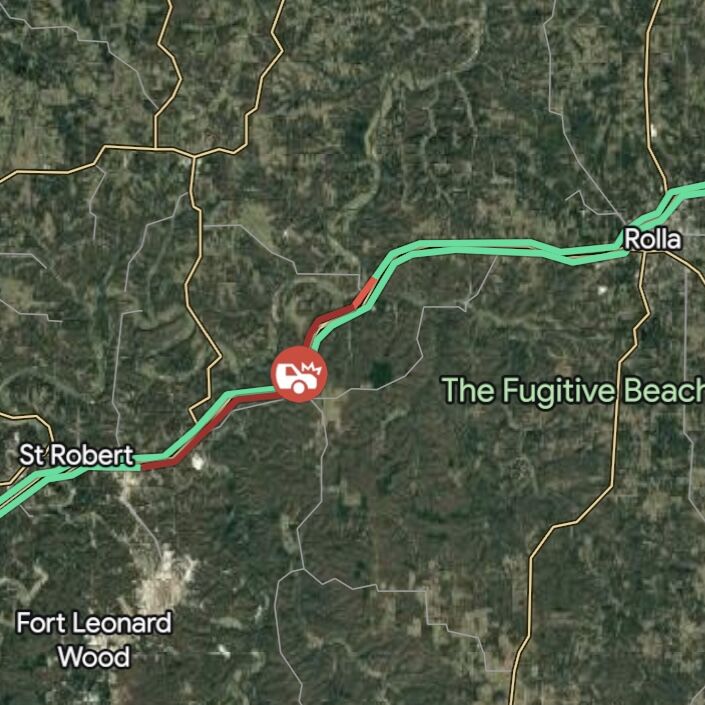 I-44 cross-median crash and burn involving three tractor trailers ...