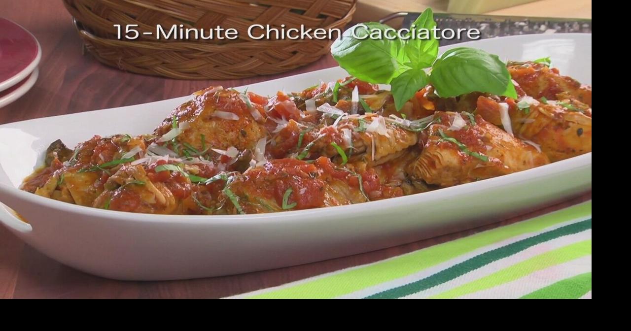 Mr. Food: 15-Minute Chicken Cacciatore | Mr. Food | koamnewsnow.com