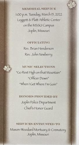 Joplin Police Corporal Benjamin Cooper obituary and Funeral Service ...