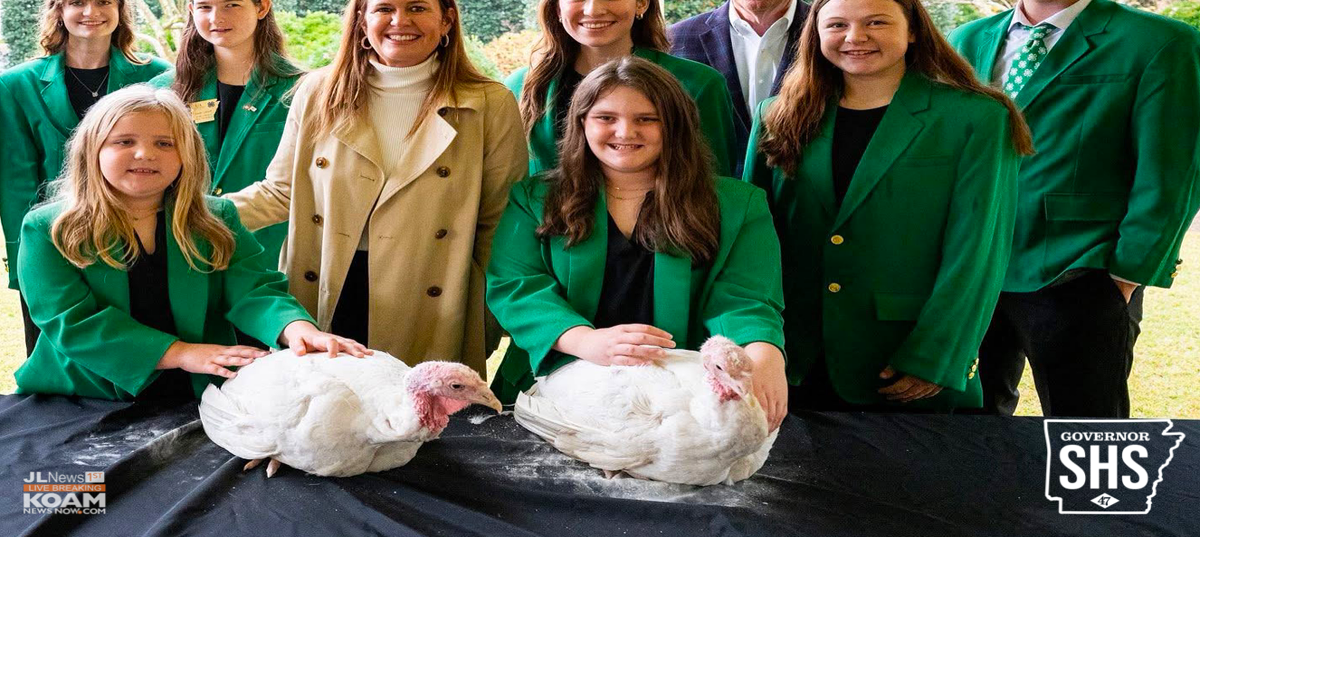 Lily and Sprinkles - 4H turkey projects - pardoned by Arkansas Governor ...