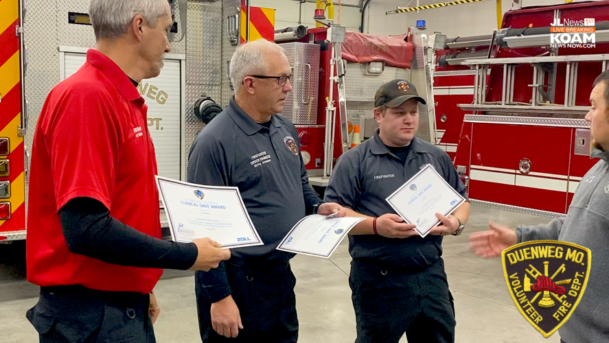 Duenweg Firefighters Honored with Life-Saving Awards | Joplin News ...