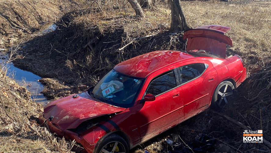 Car crashes into runoff creek; Ran from Joplin Police last night ...
