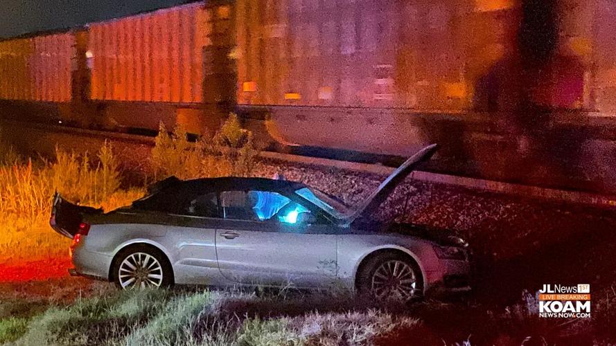 Train strikes car, stuck on tracks in Neosho | Auto-accident | koamnewsnow.com