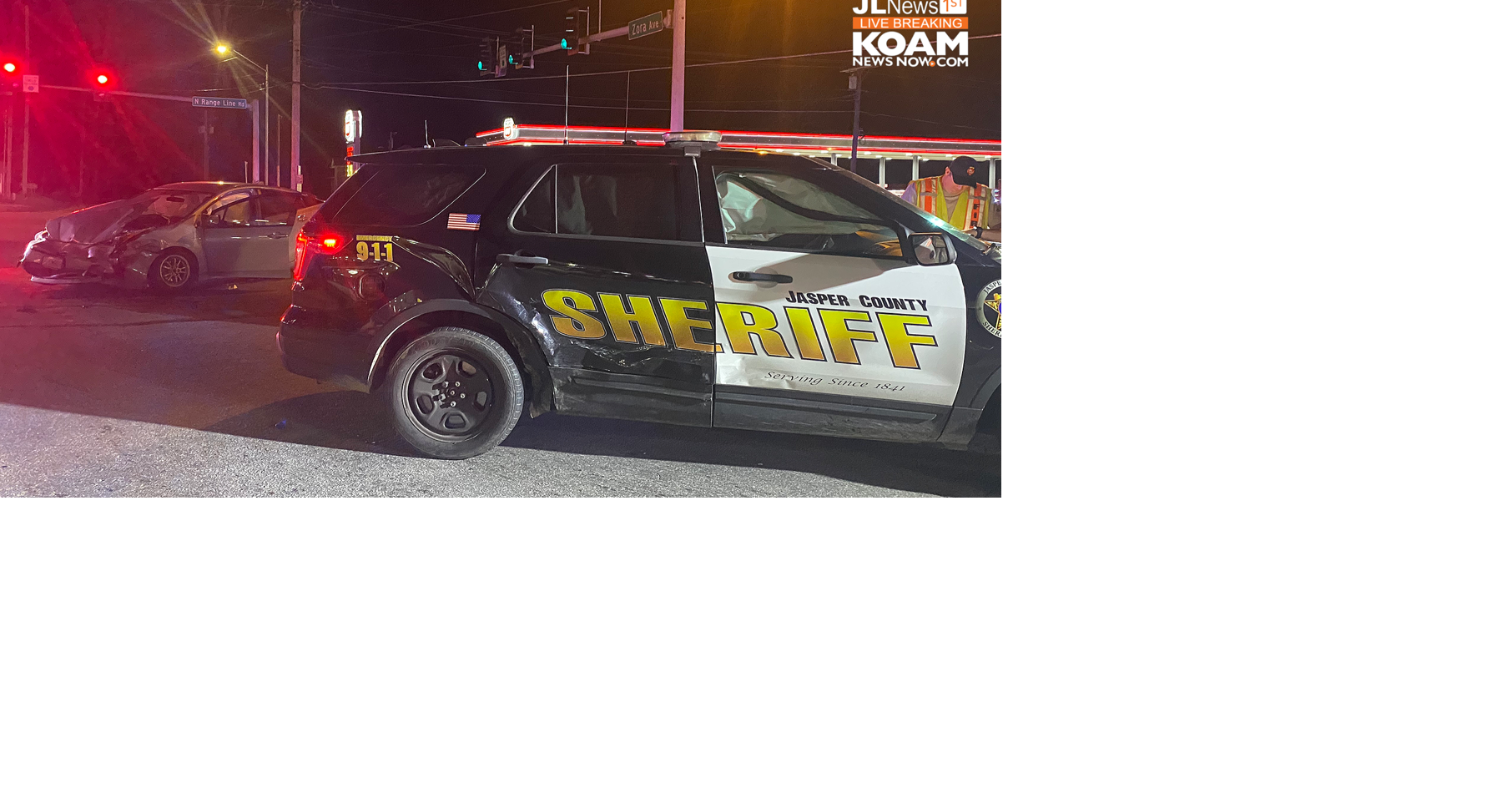 Jasper County Deputy t-boned in crash on Rangeline | Joplin News First ...