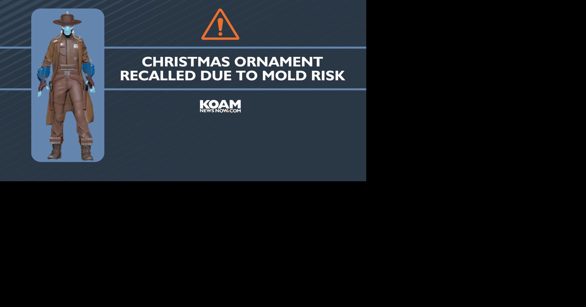 Hallmark recalls Cad Bane Christmas tree ornaments for mold risk ...