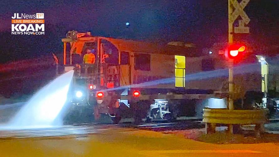 Rail Grinder train starts fires, then puts them out across Joplin ...