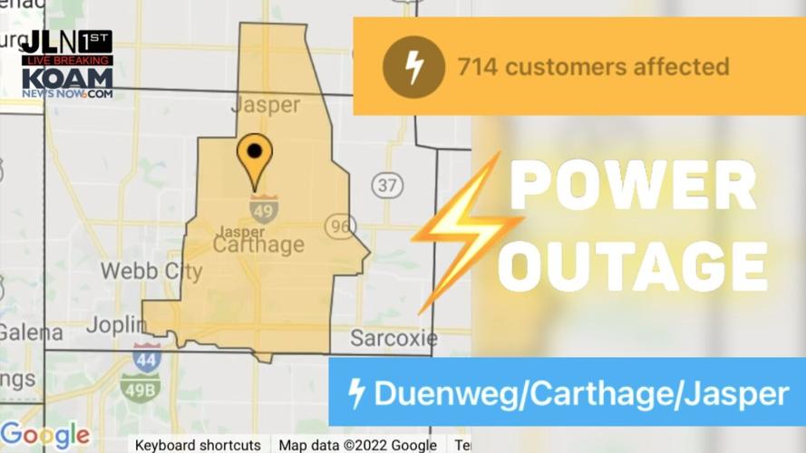 Power outage affecting Carthage,Jasper, and Duenweg | News ...