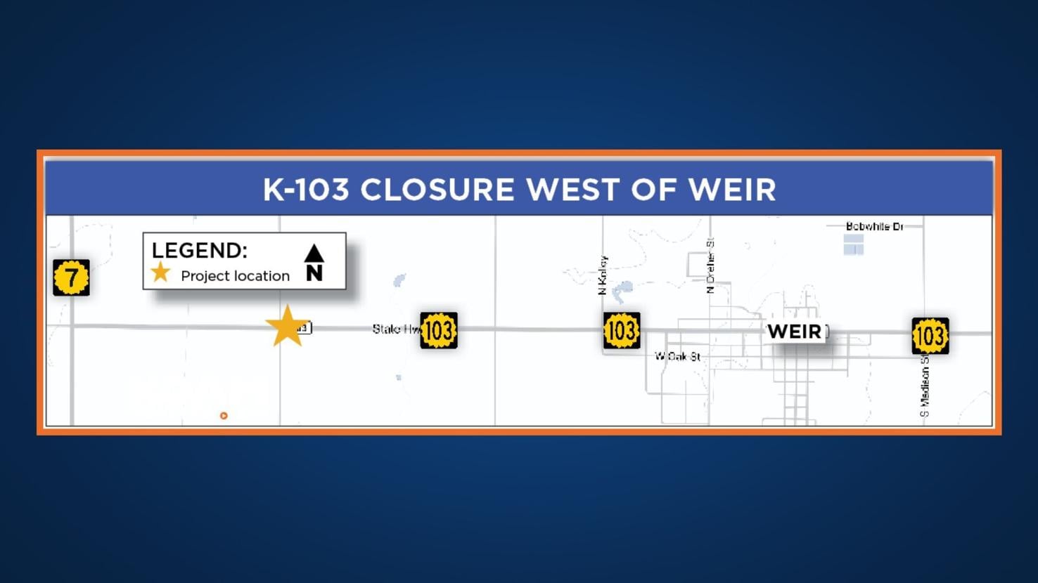 Crews to replace drainage pipe under K-103 in Cherokee County | Local ...