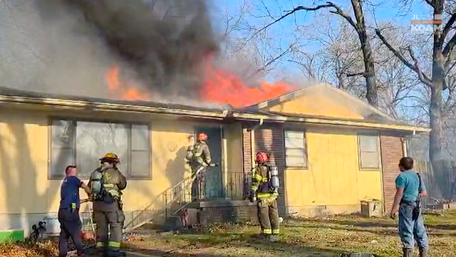 House fire in Seneca, flames fed by gusty winds | Joplin News First ...