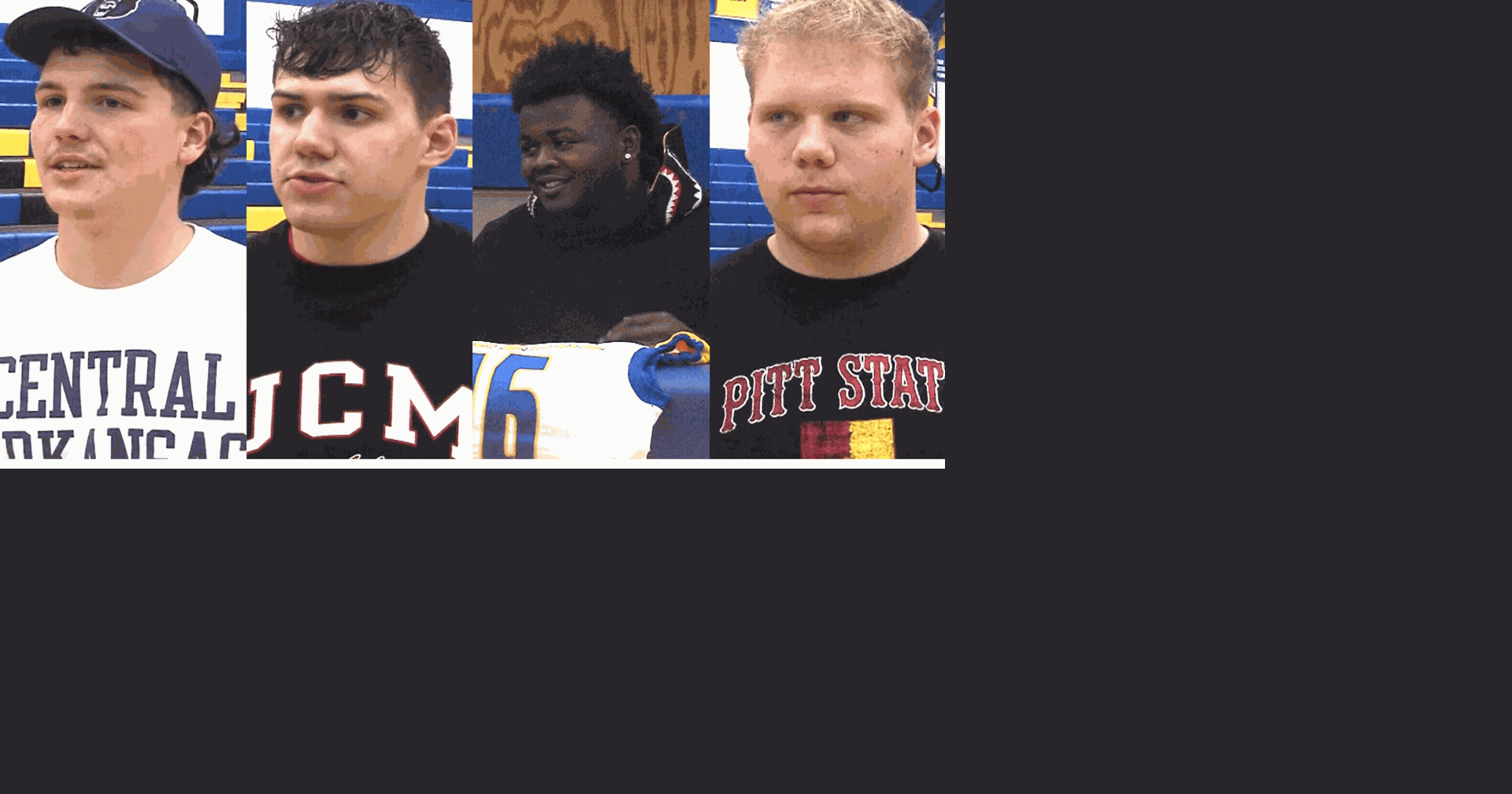 Four Parsons football players sign letters of intent | News ...