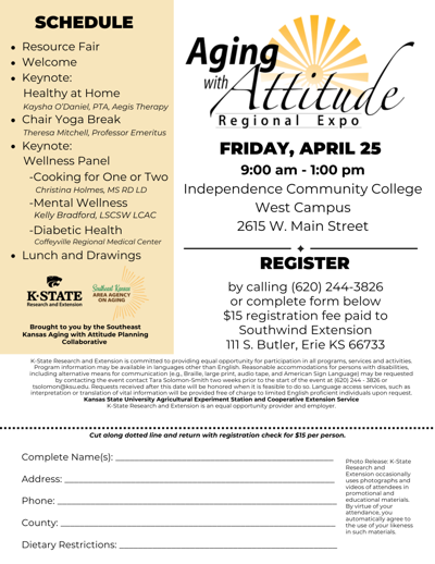 Aging with Attitude Expo is a great way to learn more on healthcare ...