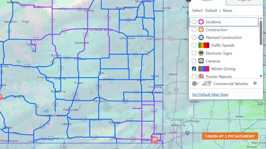 Road Conditions Update: Most major roads partially covered | Weather ...