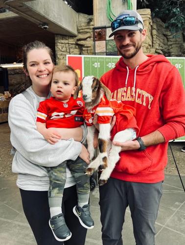 Baby goats in Chiefs gear, celebrate the real G.O.A.T. at KC Union ...