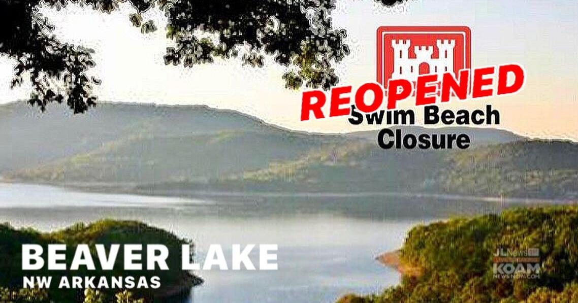 Beaver Lake Swim Beaches almost all reopen in time for Memorial Day ...