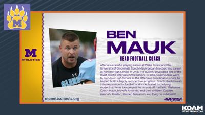 Ben Mauk joins Monett HS as Head Football Coach | High School Sports ...