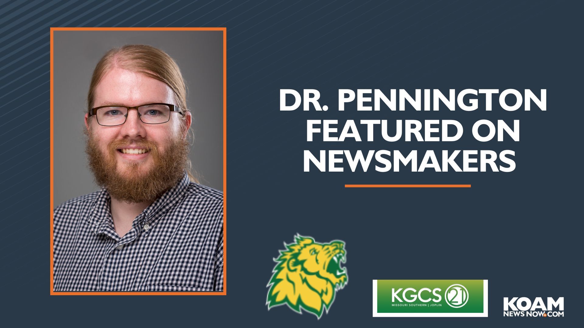 MSSU biologist Dr. Penning featured on Newsmakers for wildlife research ...