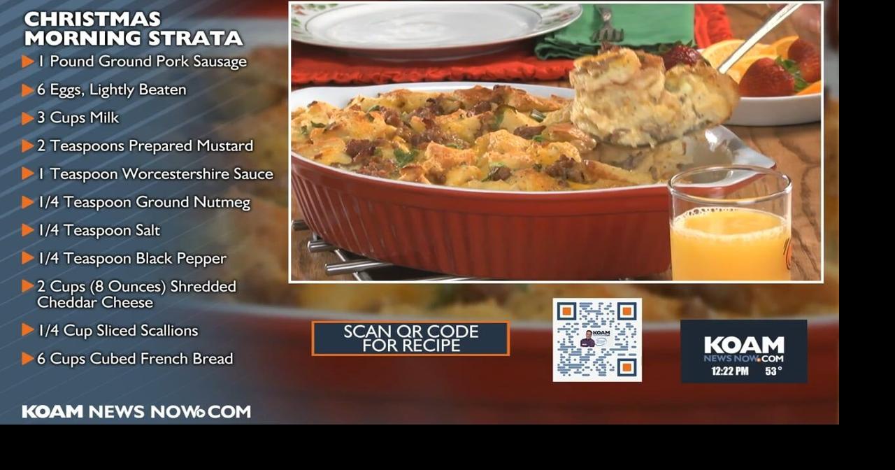 Mr. Food: Christmas Morning Strata | Mr. Food | koamnewsnow.com