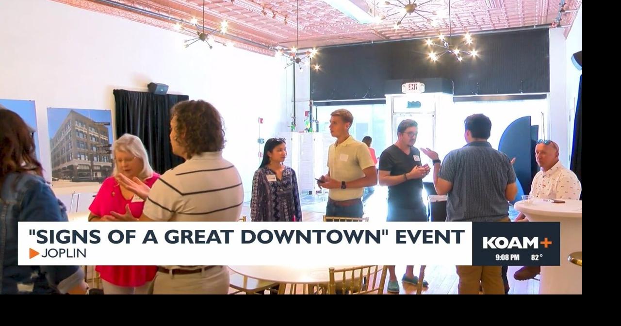 Downtown Joplin Alliance hosts "Signs of a Great Downtown" | Local News ...