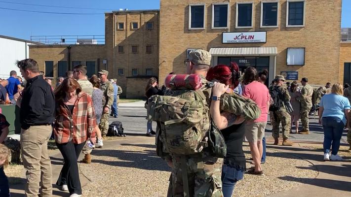 Missouri National Guard 294th Engineering Co. return home after 10 ...