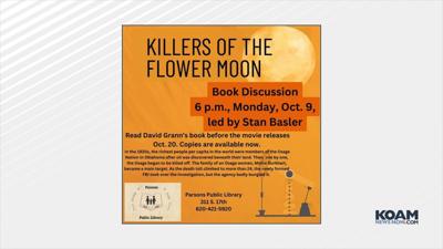 ‘Killers of the Flower Moon’ book discussion in Parsons (Oct. 9 ...