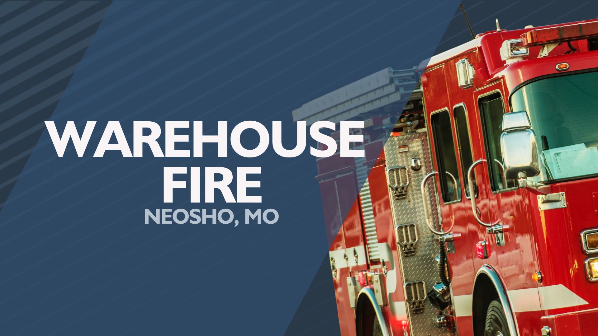 Neosho Fire Department extinguishes structure fire at Haas warehouse ...