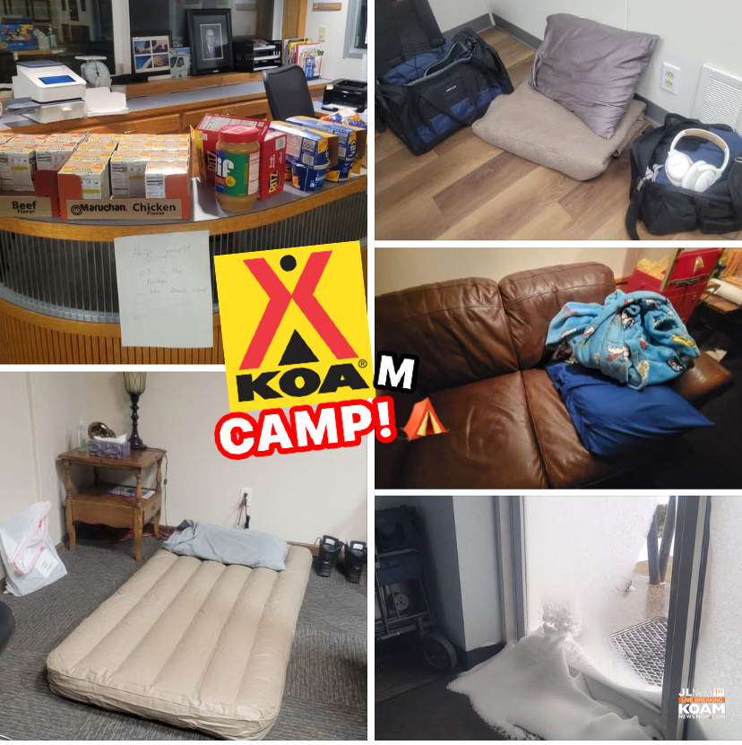 KOAM Camp! Some staff spent the night at the station… | Joplin News First | koamnewsnow.com