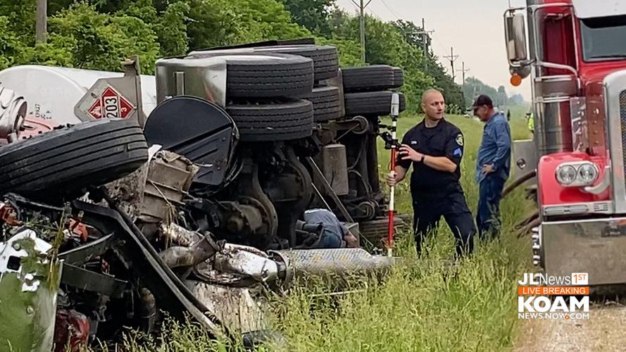 Gas tanker overturns in fatal head-on crash at Rescue, MCIU investigate ...