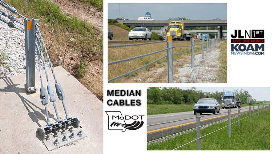 Tractor trailer stopped by median cable before crossing into head-on ...