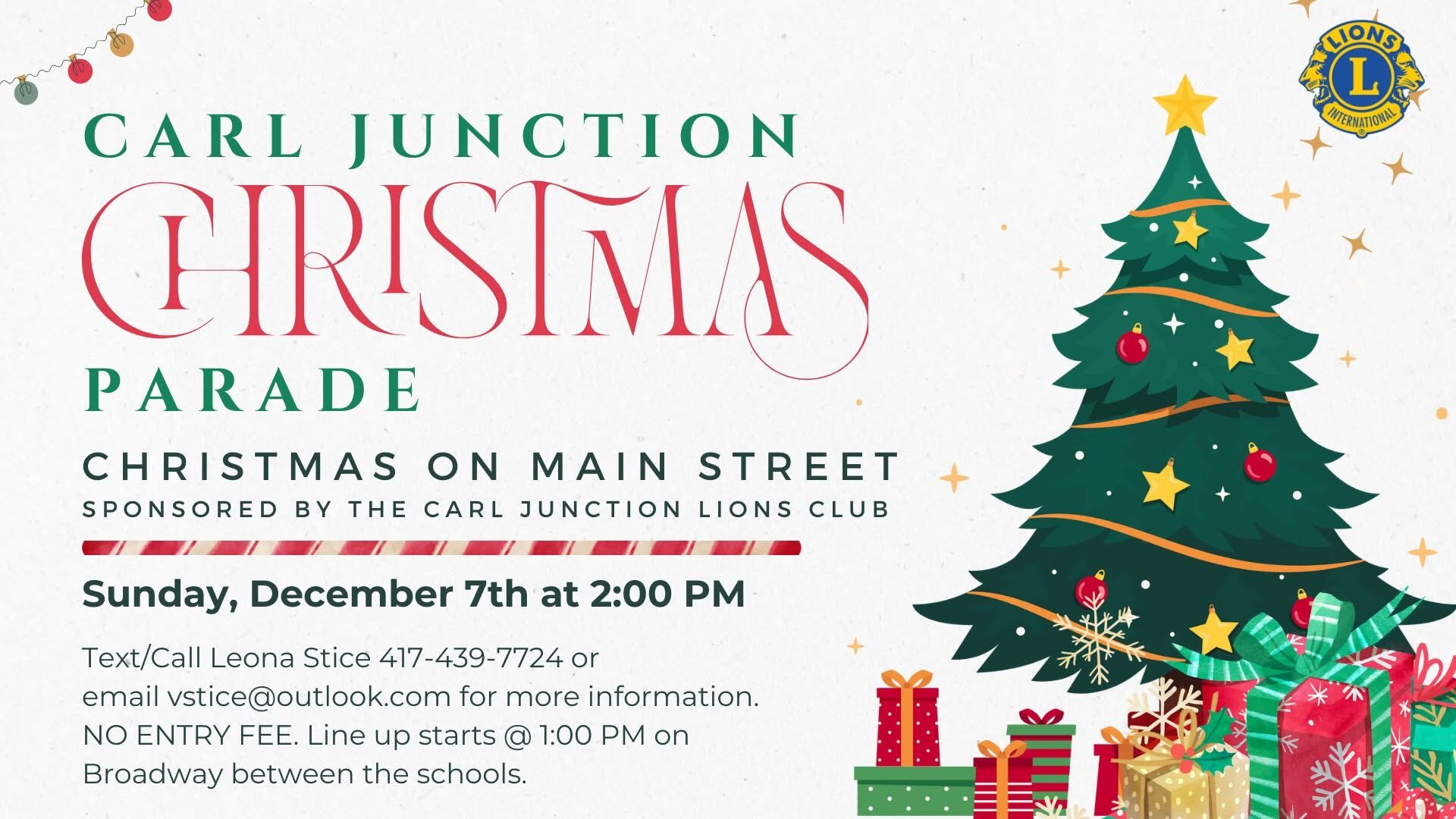Carl Junction Christmas Parade 2025 | Joplin News First | koamnewsnow.com