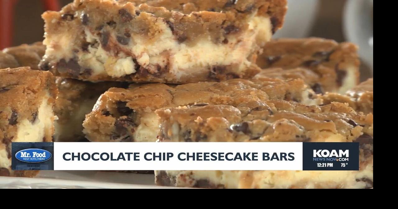 Mr. Food: Chocolate Chip Cheesecake Bars | Mr. Food | koamnewsnow.com