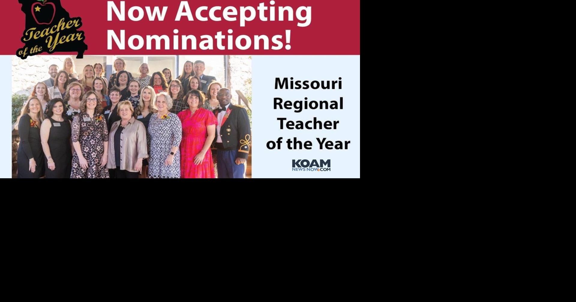 Nominations open for Regional Teacher of the Year award in Missouri ...