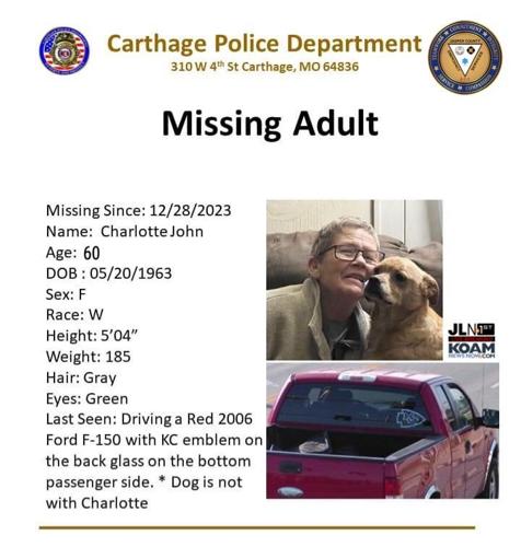 Carthage Police seeking woman missing from their city, last seen Dec 28 ...