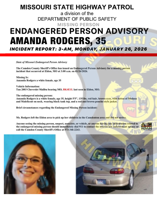 Missing Lake of the Ozarks woman located deceased in crash | Joplin ...