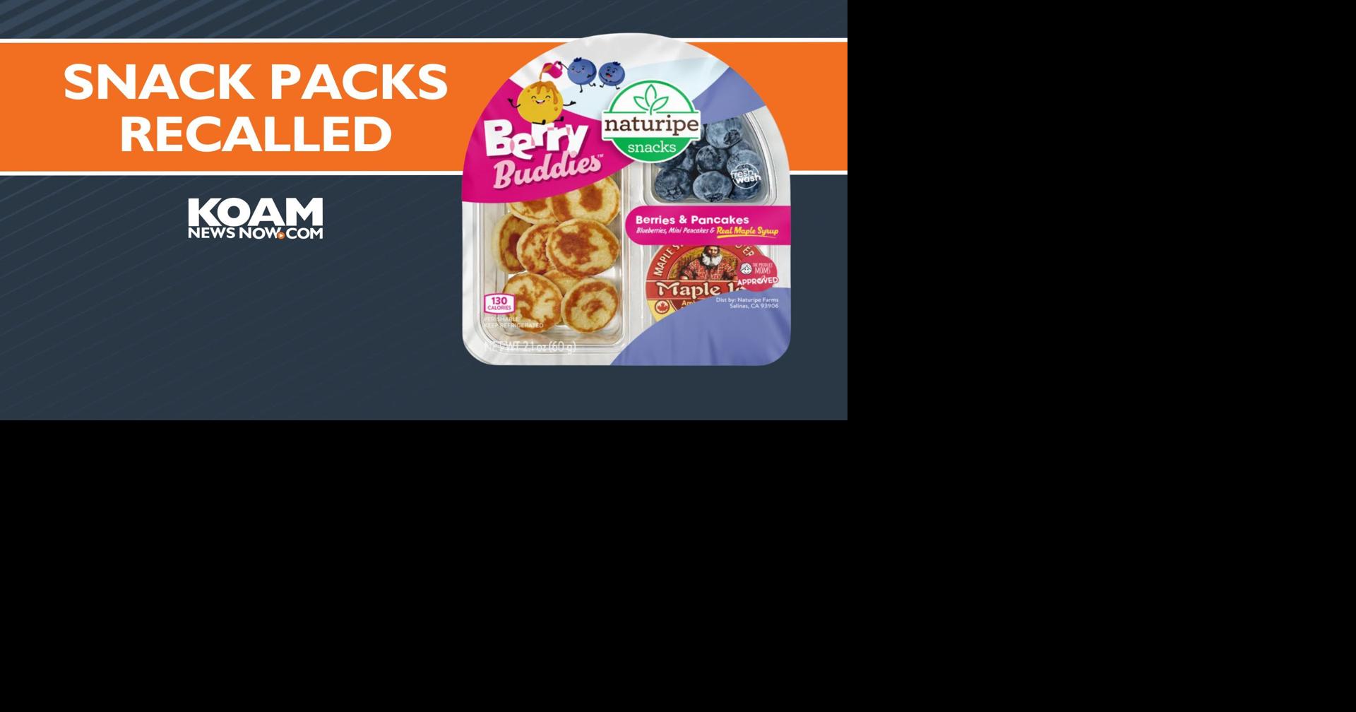 Berry Buddies snack packs recalled due to allergy risk | Recalls ...
