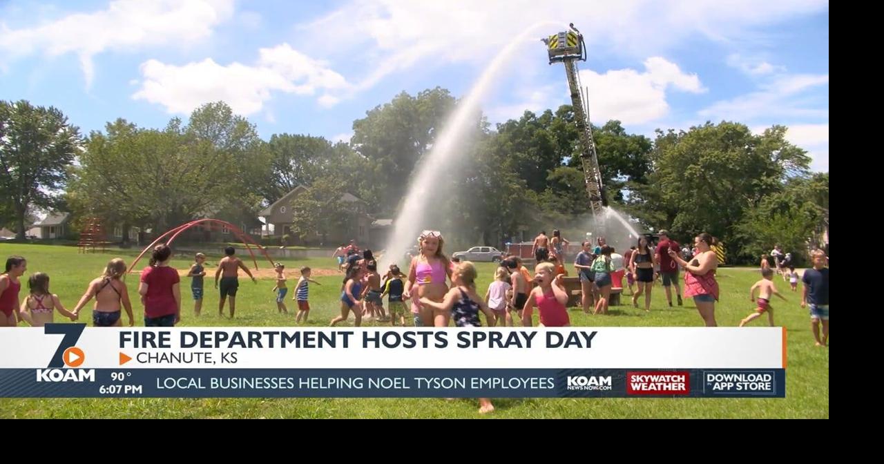 Chanute Fire Dept. hosts Spray Day for kids | Events | koamnewsnow.com
