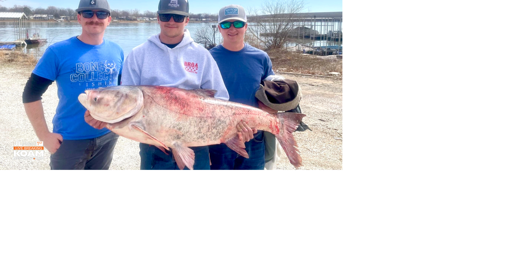 64-pound Bighead Carp caught on Grand Lake; Biologists request don’t ...
