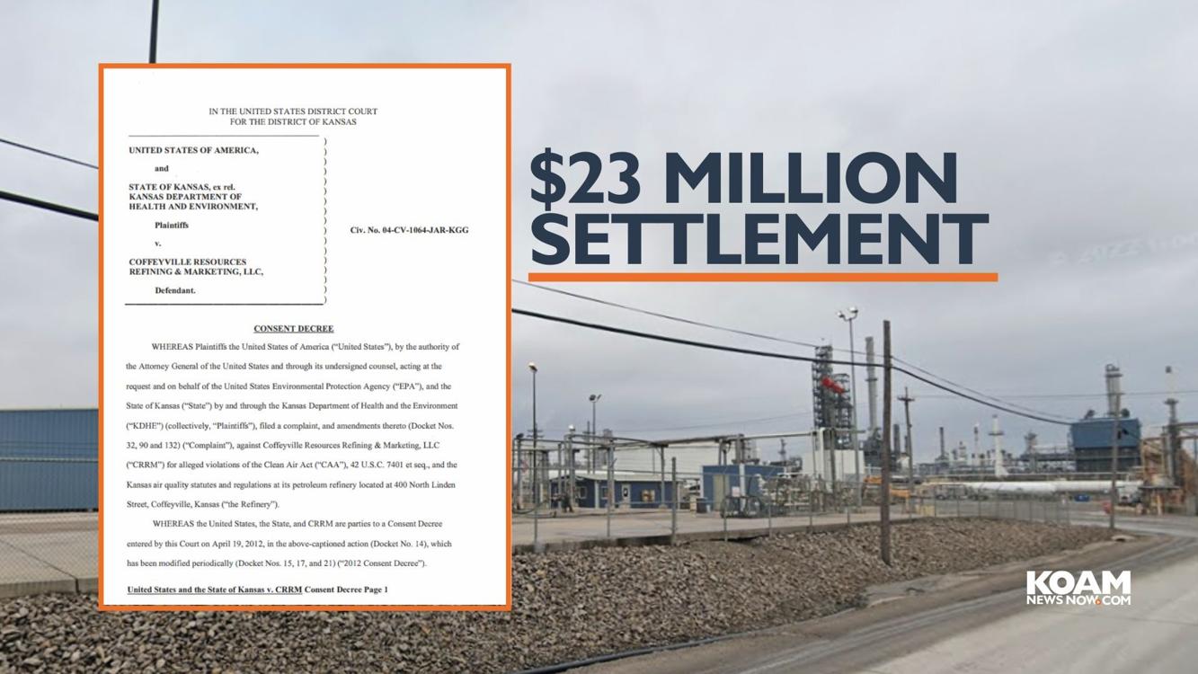 Coffeyville oil refinery settles $23 million lawsuit for illegal ...