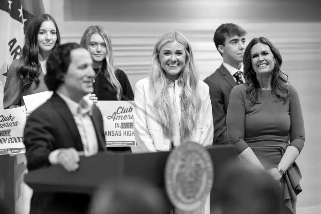 Gov Sanders and Turning Point USA’s Erika Kirk Announce Club America ...