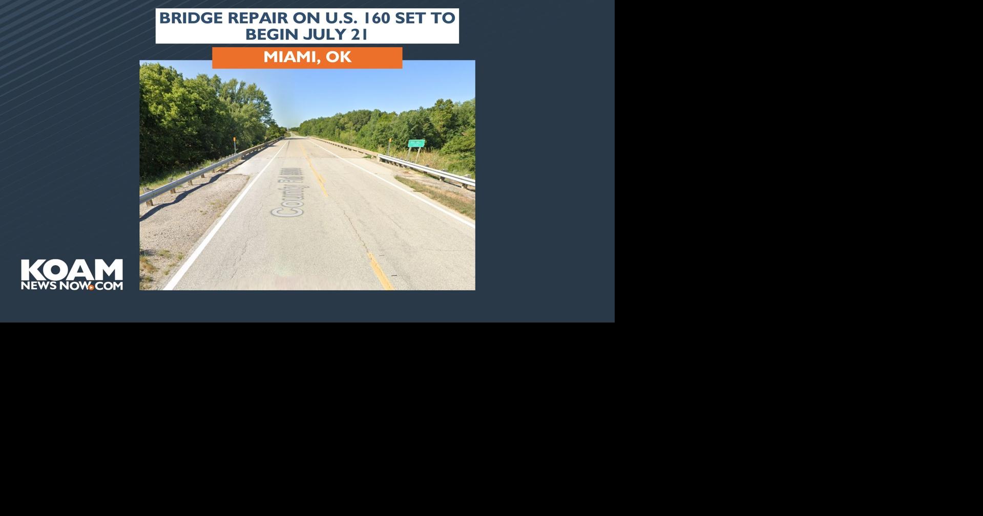 KDOT bridge repair project on U.S. 160 in Montgomery Co. to begin ...