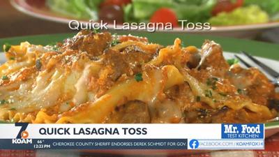 Mr. Food: Quick Lasagna Toss | Mr. Food | koamnewsnow.com
