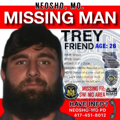 Man missing from Neosho; Family are concerned for Trey Friend | Joplin ...