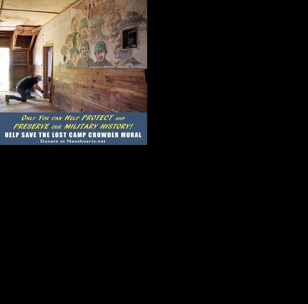 Camp Crowder WWII mural preservation work continues; Painting ...