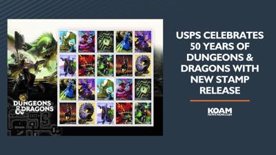 USPS celebrates 50 years of Dungeons & Dragons with new stamp release ...