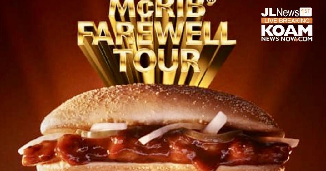 McRib is back, “the farewell tour” says McDonalds | Joplin News First ...