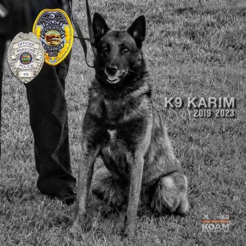 K9 Handler placed on admin leave in Parsons; K9 Karim Death ...