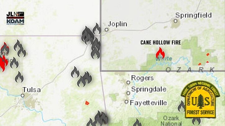 SWMO Cane Hollow Fire contained say US Forest Service; 300 acres burn ...