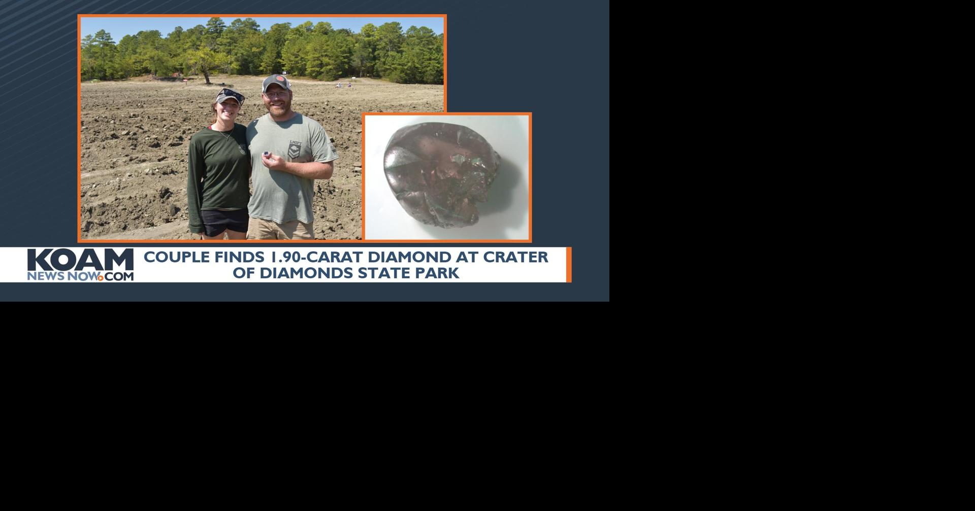 Couple finds 1.90-carat diamond at Crater of Diamonds State Park ...