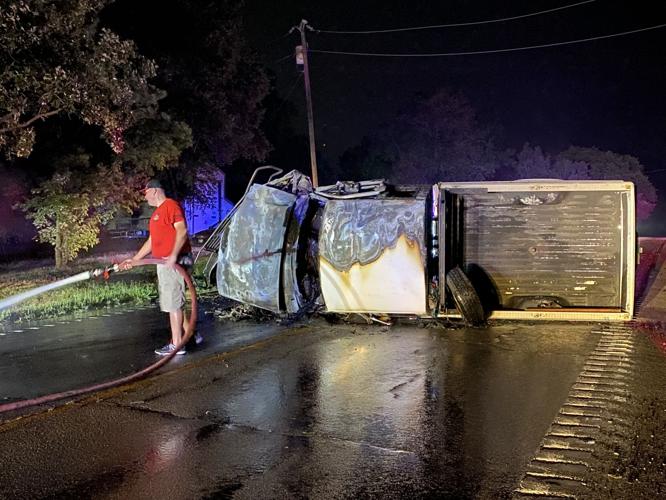 Head-on crash and burn, near Carl Junction on Central City Road | Auto ...