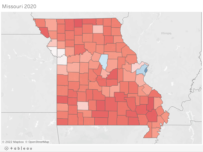 Missouri Presidential Election Maps | Elections | koamnewsnow.com